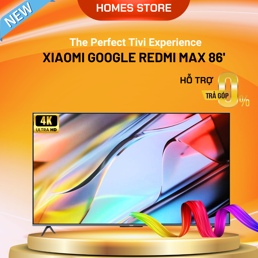 Tivi Xiaomi Redmi Max 86 Inch 4K - Nội Địa Tần Số 120 Hz RAM 3GB, Bộ ...