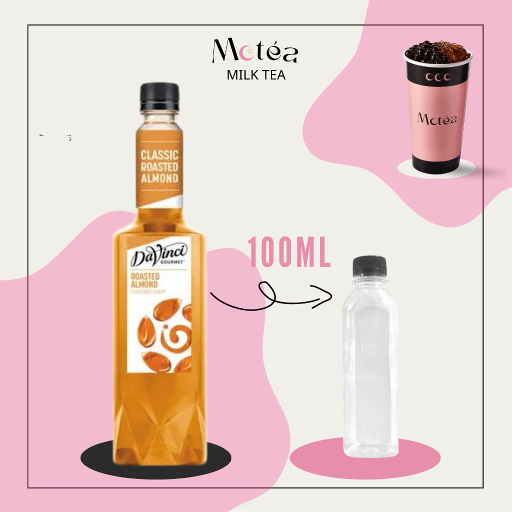 (Mẫu thử - Mẫu test) Syrup Davinci Gourmet hạnh nhân rang, Siro chuyên ...