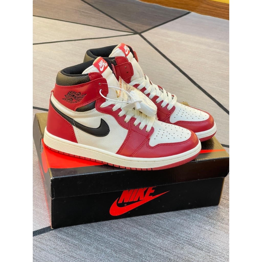 TAT - Giày Jd 1 High Red White ( Full Box ) | Shopee Việt Nam