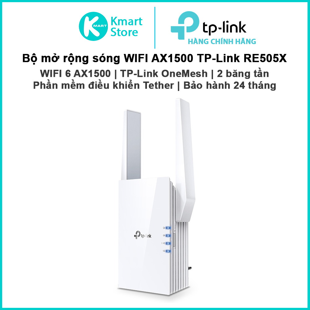 Bộ mở rộng sóng WIFI 6 TP-Link RE505X | AX1500 | Có chức năng TP-Link ...