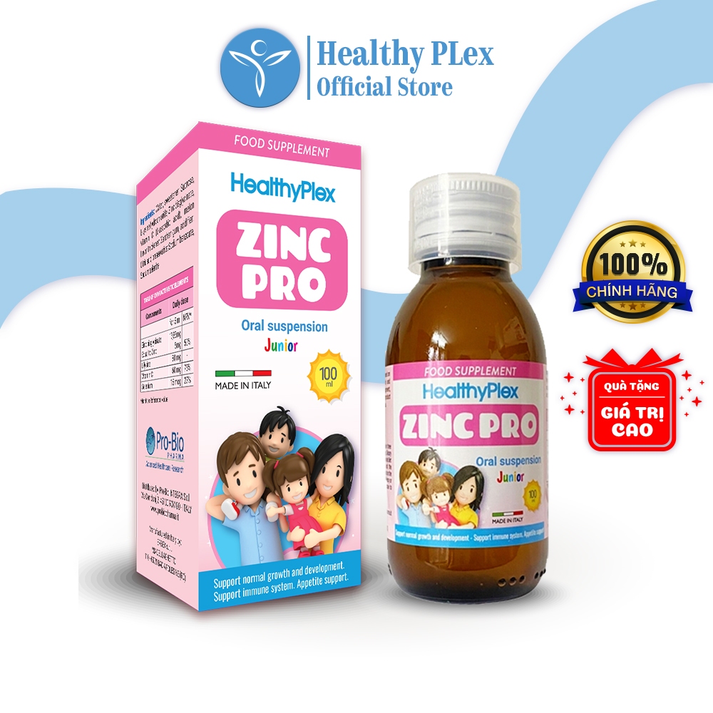 Kẽm Hữu Cơ - HealthyPlex ZincPro - Italy - 100ml | Shopee Việt Nam