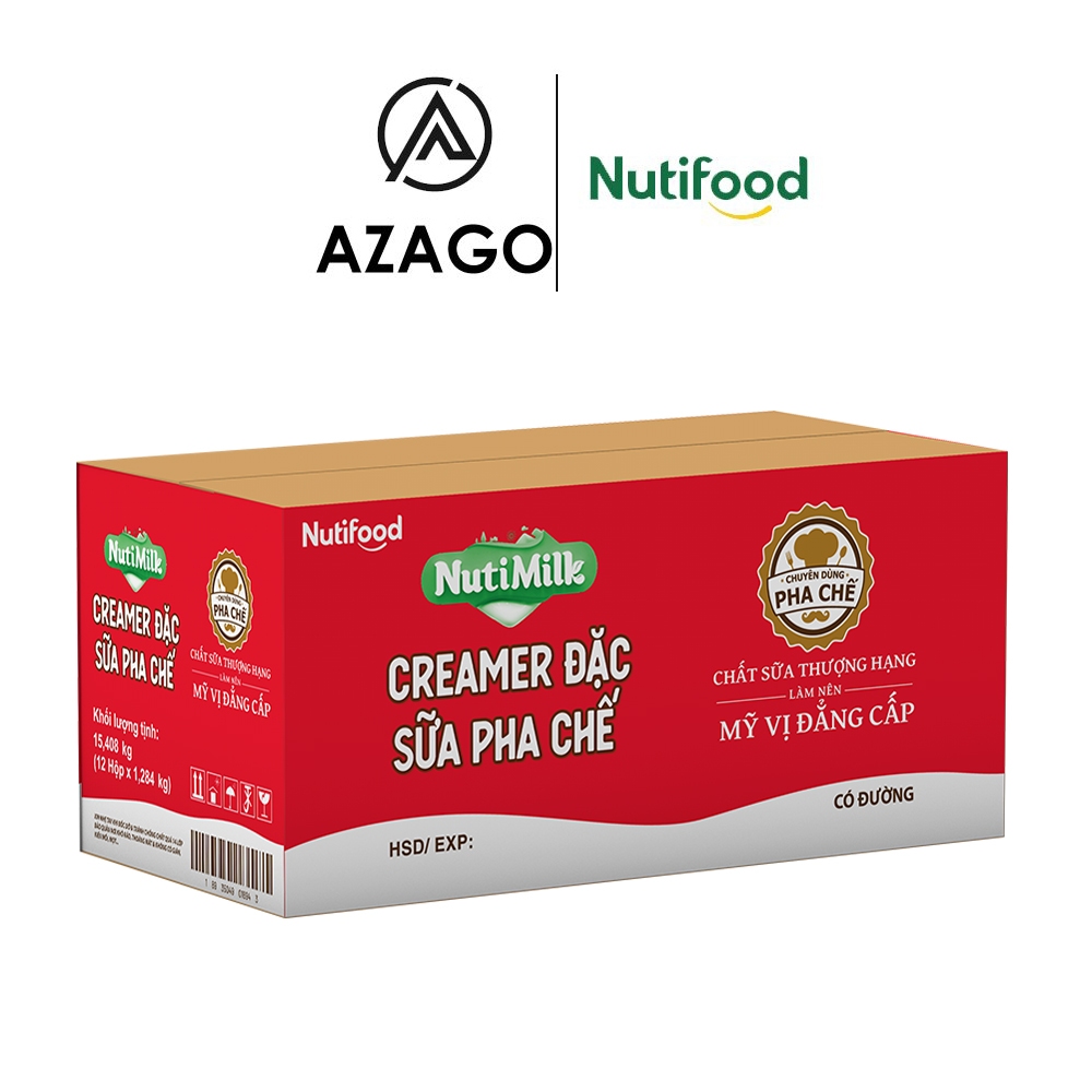 Thùng Creamer Đặc Có Đường Nuti Hộp 1284g [ thùng 12 hộp] - Thương hiệu ...