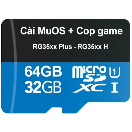 Thẻ nhớ cài sẵn MuOS + Cop full game cho máy Anbernic Rg35xx Plus ...