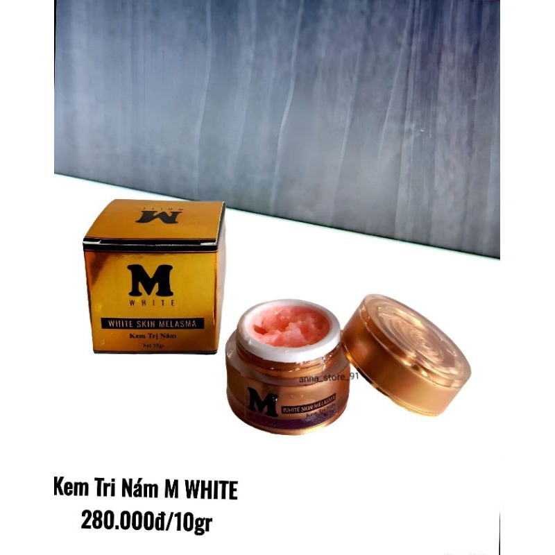 Kem nám M White giúp loại bỏ nám, tàn nhang,thâm mụn,đồi mồi,, dưỡng ...