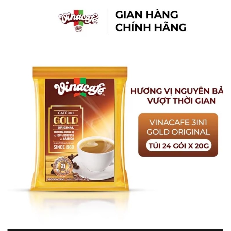 Cà phê Vina 24 gói date tháng 7/2025 | Shopee Việt Nam