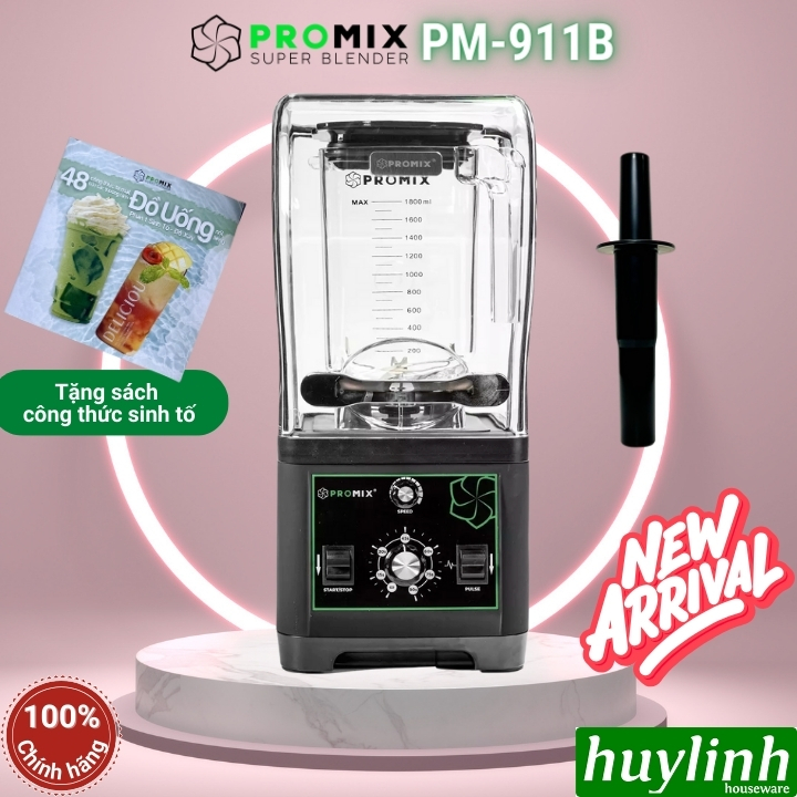 Máy xay sinh tố Promix PM-911B - Phá đá siêu mịn - Phù hợp cho quán ...