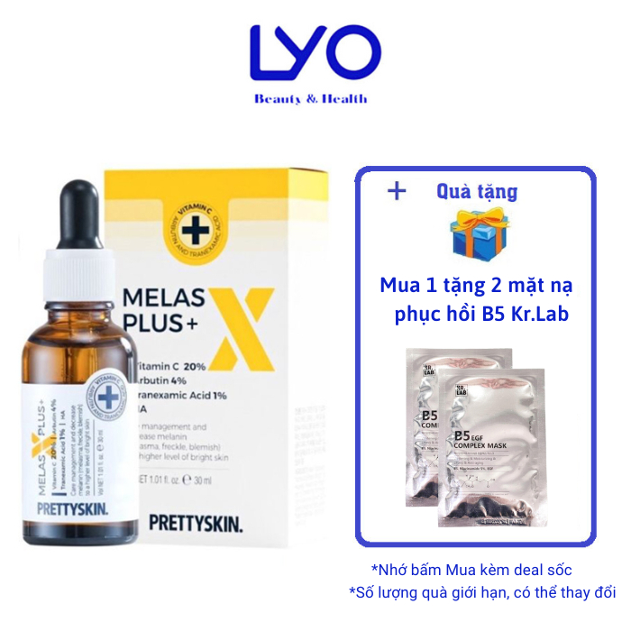 Tinh chất serum Pretty skin dưỡng trắng mờ thâm nám Prettyskin melas x ...