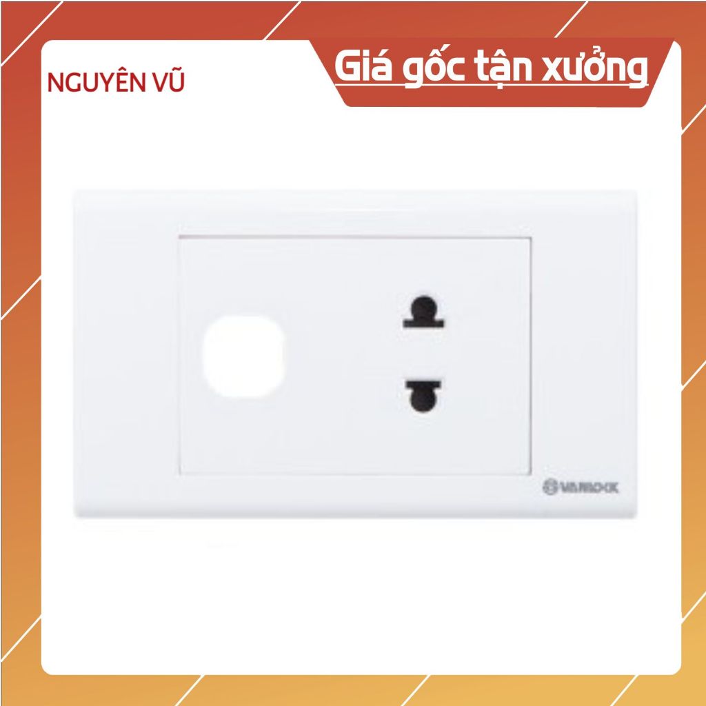 Ổ cắm đơn 2 chấu 16A với 1 lỗ S18UX (Sino S18) | Shopee Việt Nam
