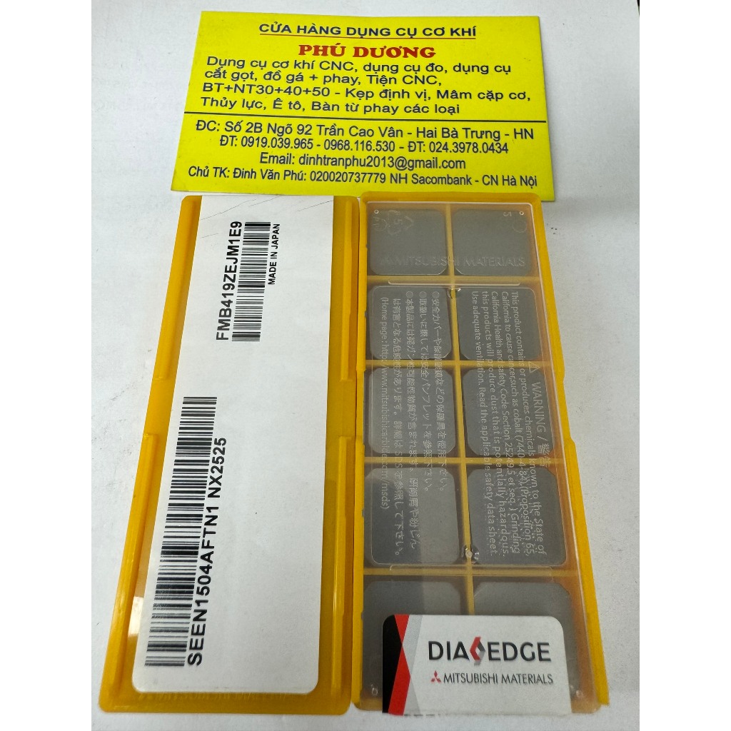 Hộp chíp phay thép- inox SEEN 1504AFTN1 NX2525 | Shopee Việt Nam