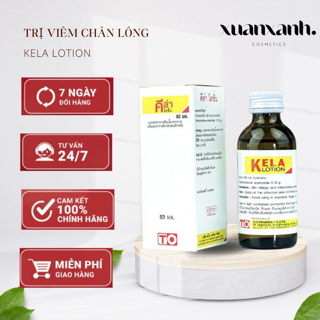 KELA LOTION Dành cho da Viêm Lỗ Chân Lông 60ml hàng chính hãng thái lan ...