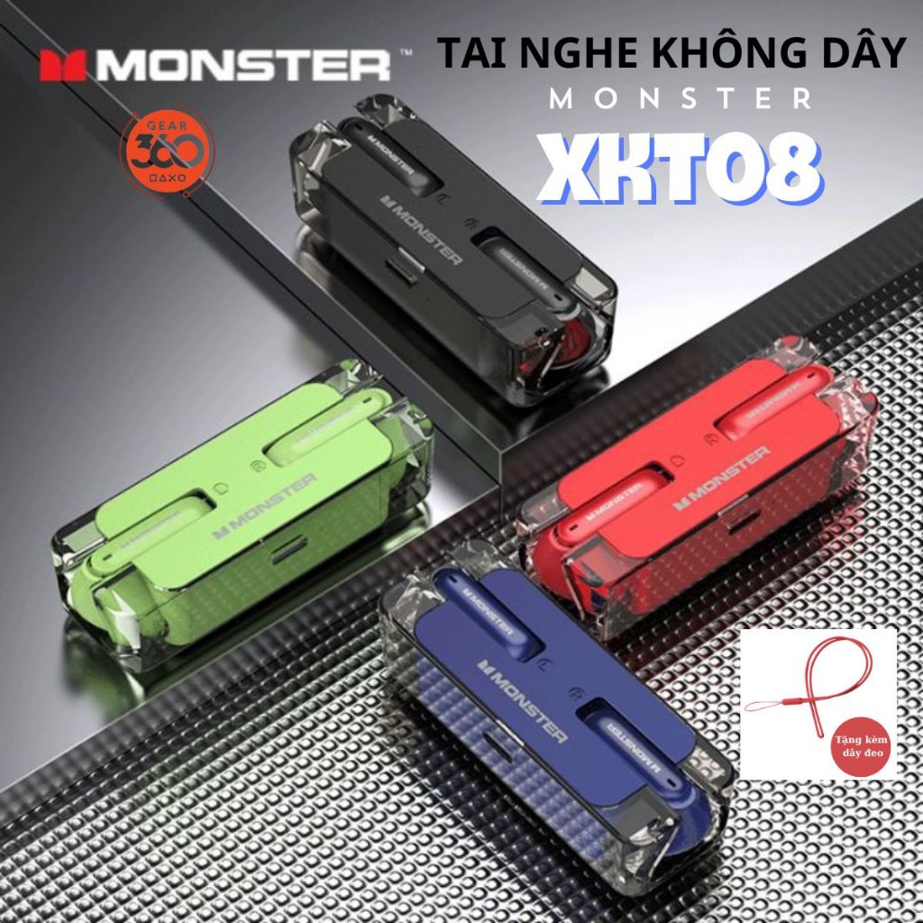 Tai nghe không dây Monster XKT30, trang bị âm thanh cho chơi game và ...