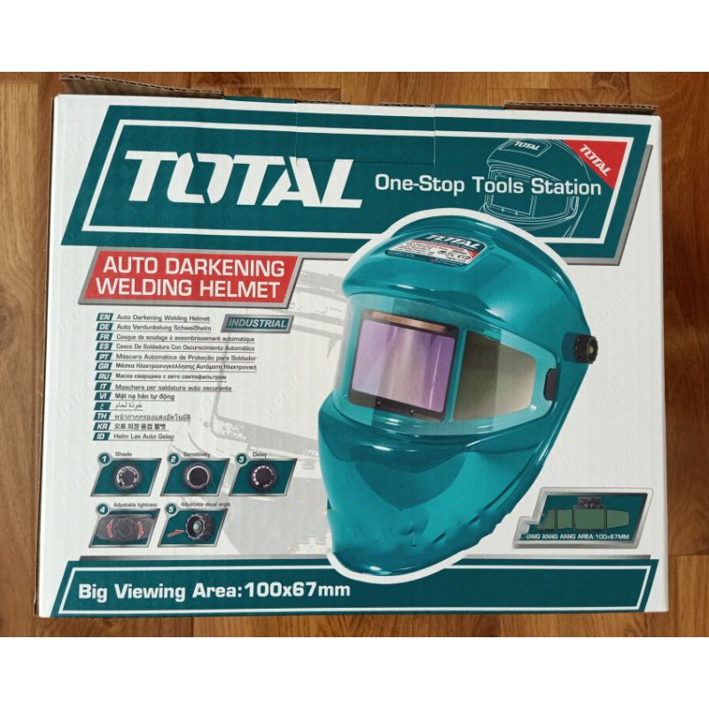 TOTAL - TSP9103 Mặt nạ hàn điện tử tự động tối (dòng Cao Cấp, không ...