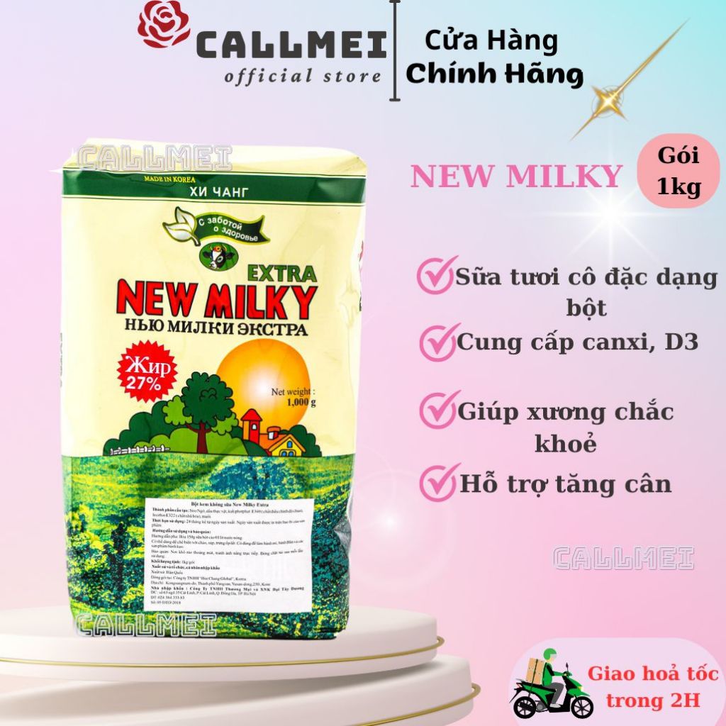Sữa Béo Uống Tăng Cân Cho Người Gầy New Milky Extra 1kg_ Nga | Shopee Việt Nam