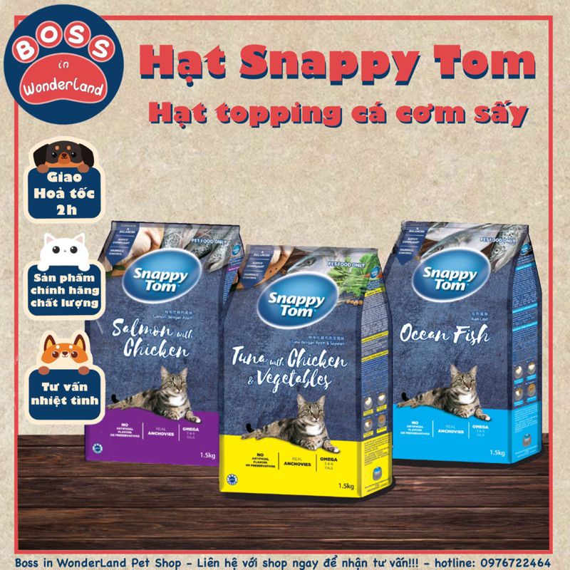 Hạt Snappy Tom chính hãng cho mèo | Shopee Việt Nam