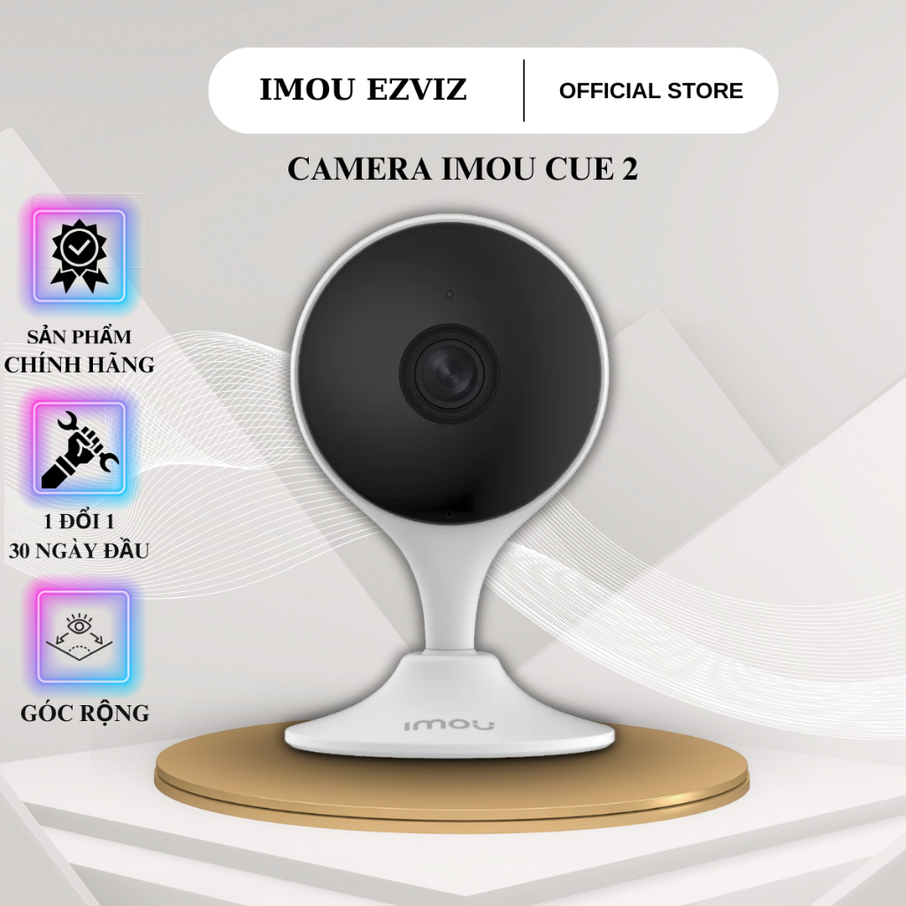 Camera wifi C22 (Cue2) báo động về điện thoại, đàm thoại 2 chiều ,hình ...