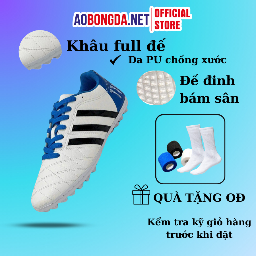 Giày Đá Bóng Wika 3Sọc Toni Kross 11Pro Chính Hãng, Giày Ba Sọc Sân Cỏ ...