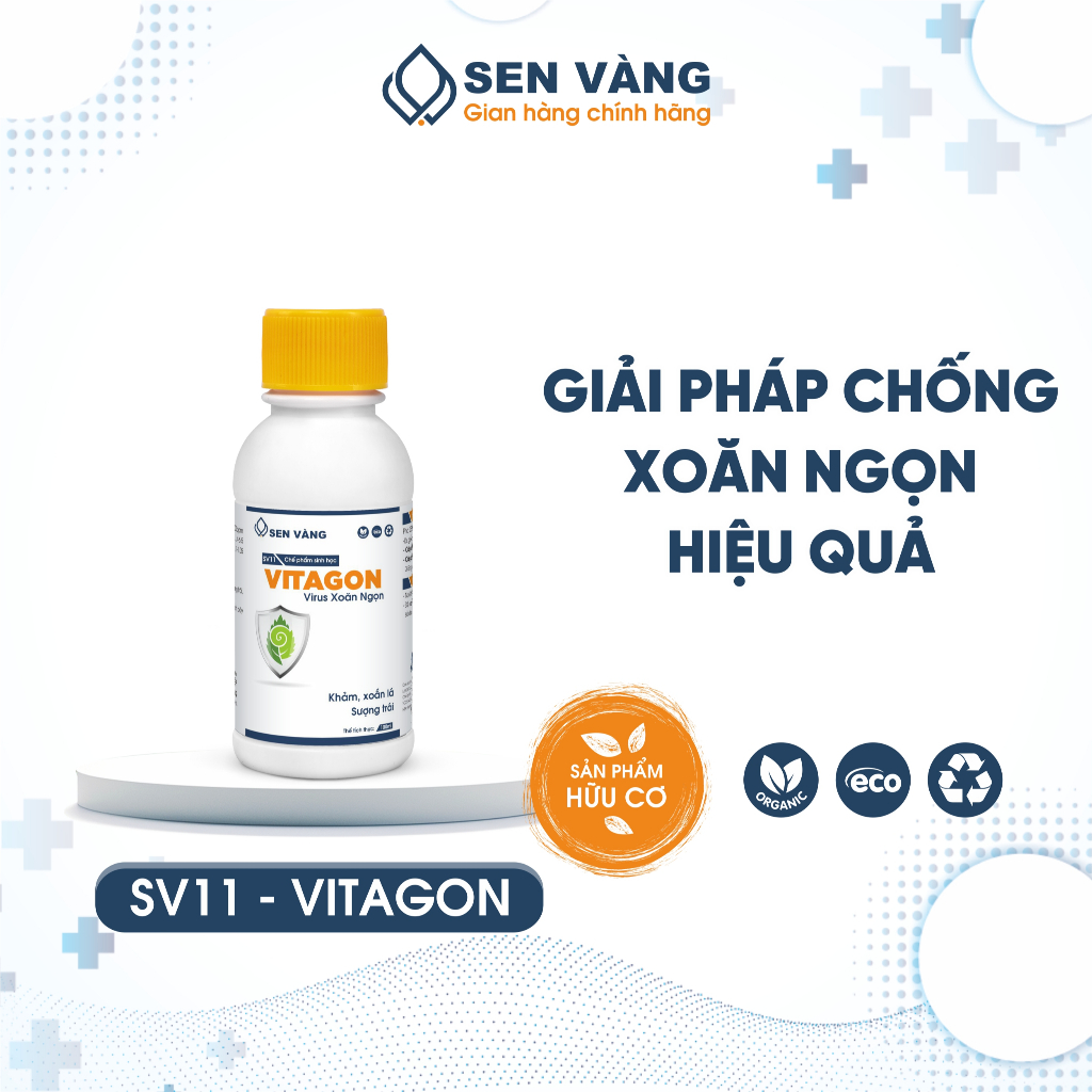 Vitagon Xoăn ngọn SV11 - Chế phẩm sinh học nông nghiệp chống xoăn ngọn ...
