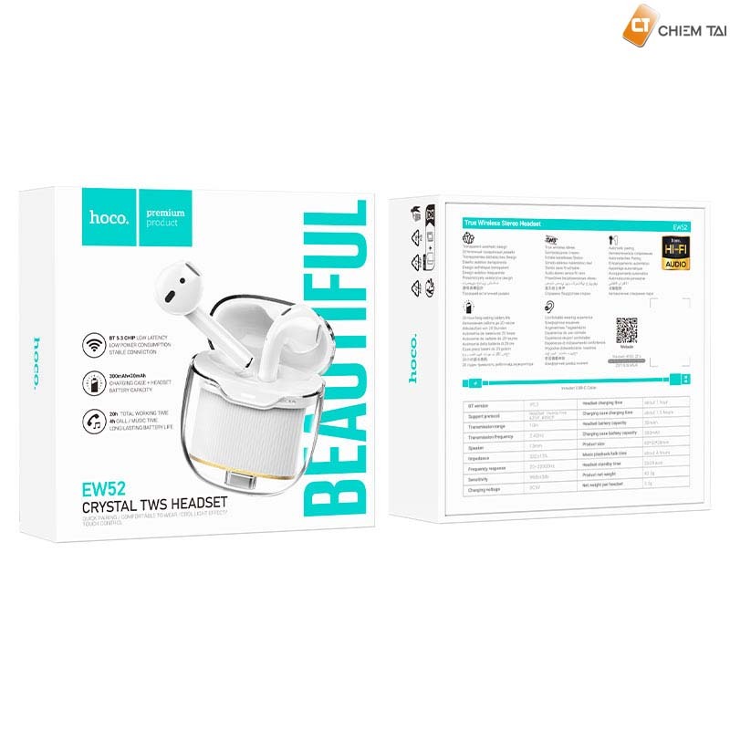 Tai nghe Bluetooth Hoco EW52 | Shopee Việt Nam