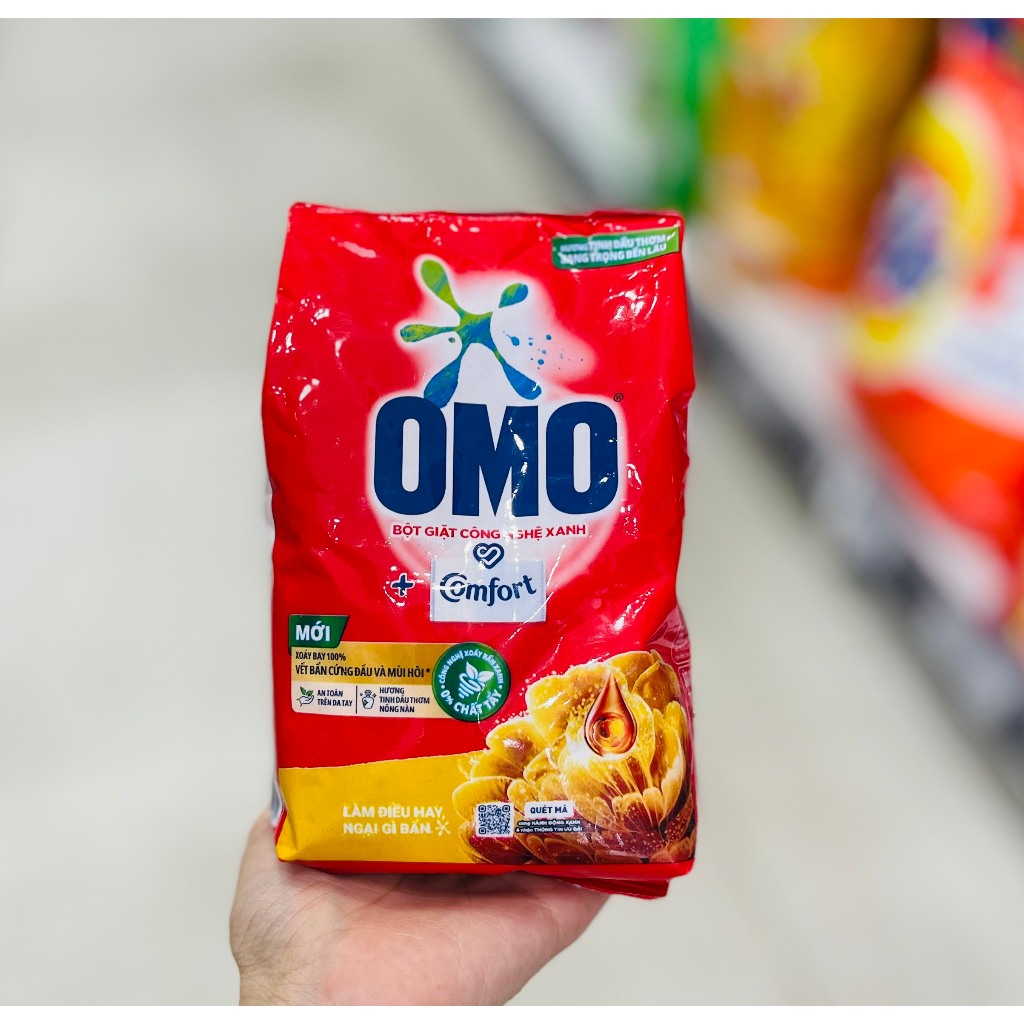BỘT GIẶT OMO COMFORT HƯƠNG NƯỚC HOA TINH DẦU THƠM NỒNG NÀN 350GR/700GR ...