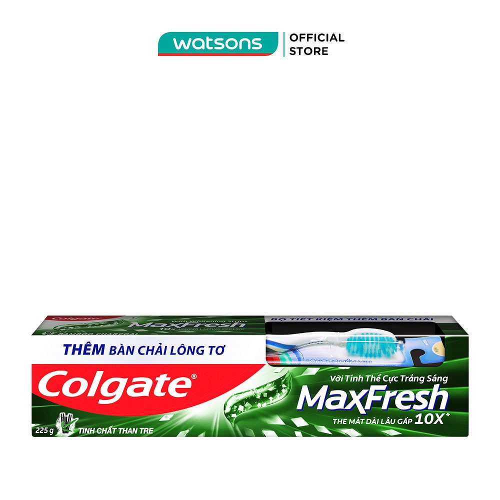 Kem Đánh Răng Colgate Max Fresh Tinh Chất Than Tre Tinh Thể Trắng Sáng ...