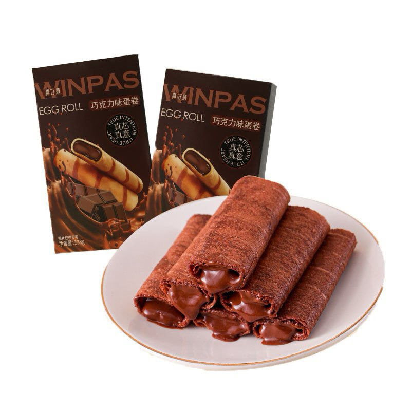 Bánh quy quế cuộn socola, chuối , dừa, sầu riêng Winpas siêu ngon ( 1 ...