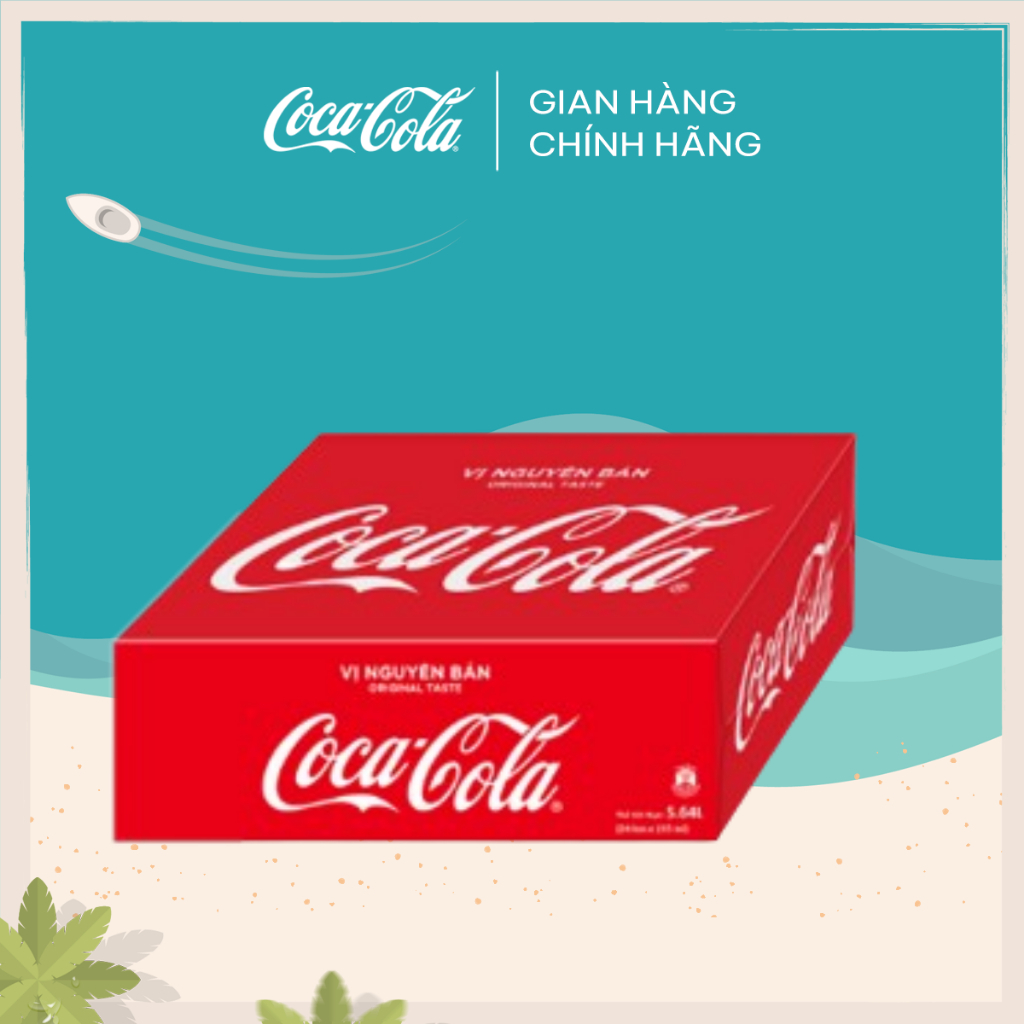 Thùng/Lốc 24 Lon Mi-nhon Nước Ngọt Giải Khát Có Ga Coca-Cola Vị Nguyên Bản Original 235ml/Lon ...