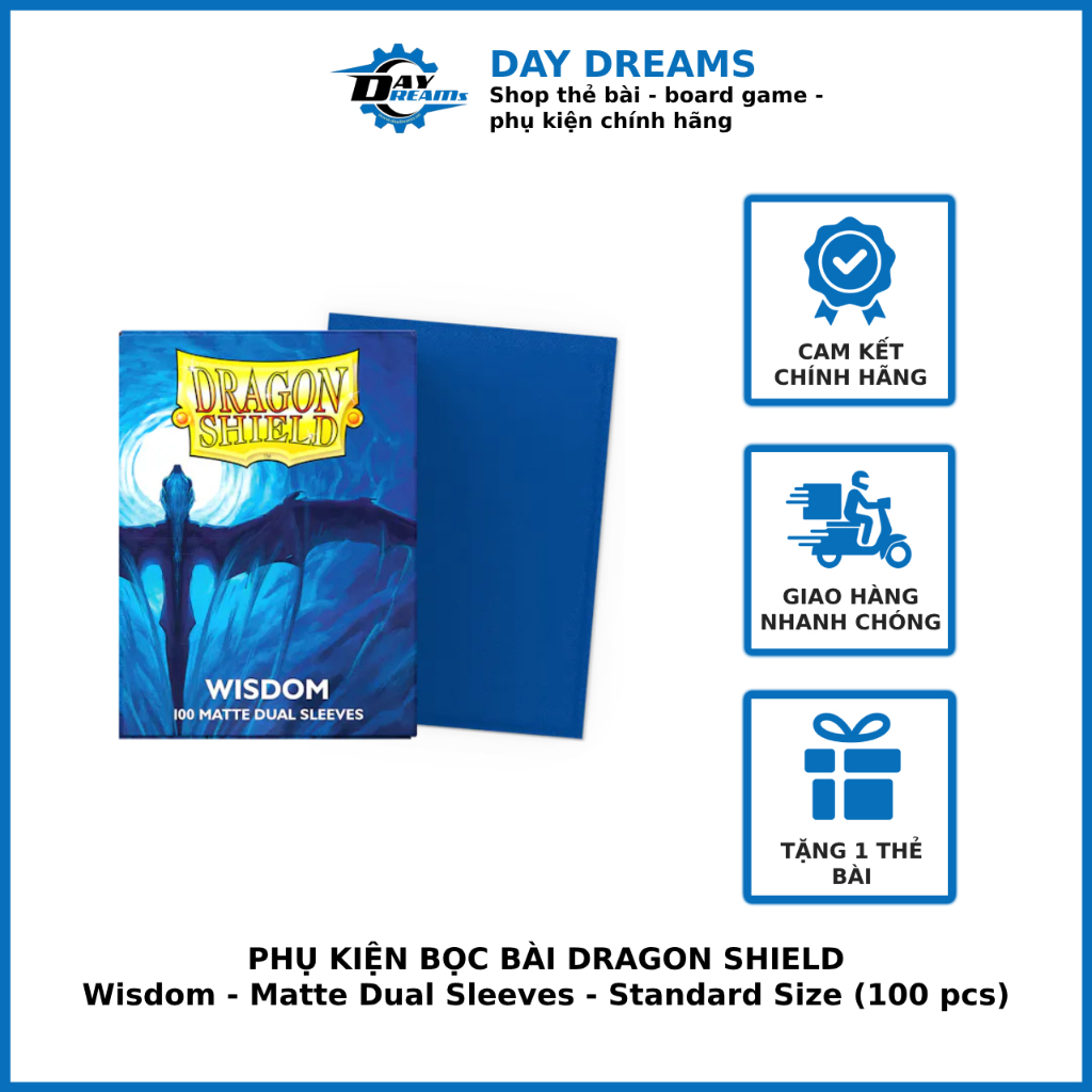 Phụ kiện Card Game Sleeves: Dragon Shield Wisdom - Matte Dual Sleeves ...