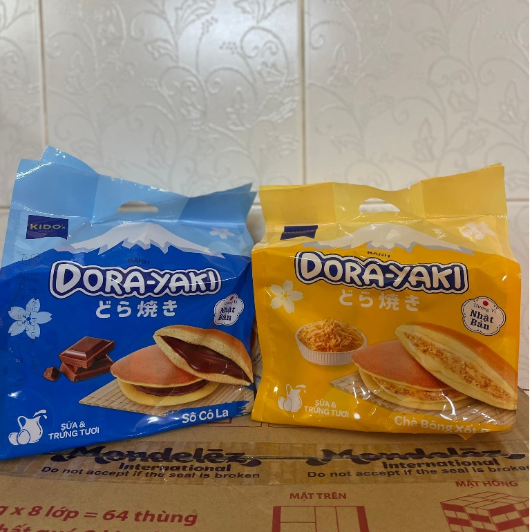 Bánh Dora - Yaki Vị Chà Bông Xốt Bơ - Bánh Mì Tươi KiDo - Dorayaki ...