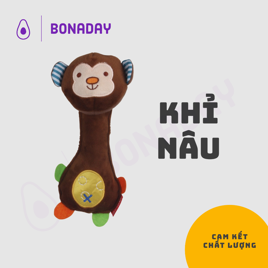 THÚ NHỒI BÔNG GẶM SẠCH RĂNG GIẢM STRESS CHO THÚ CƯNG, BONADAY PETS, Kêu ...