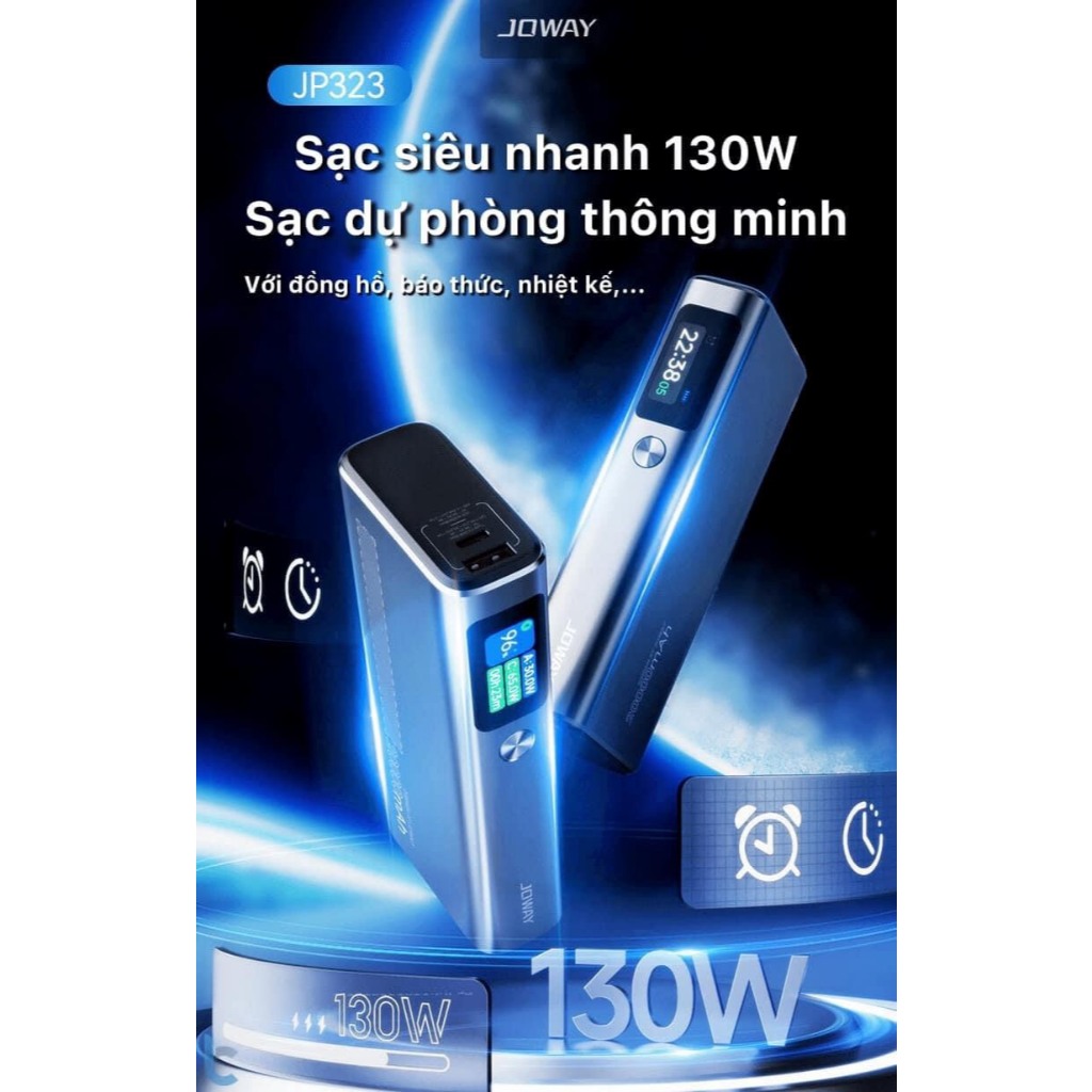 Pin Dự Phòng Joway JP323 Dung Lượng 20000mAh Hỗ Trợ Sạc Nhanh Công Suất ...