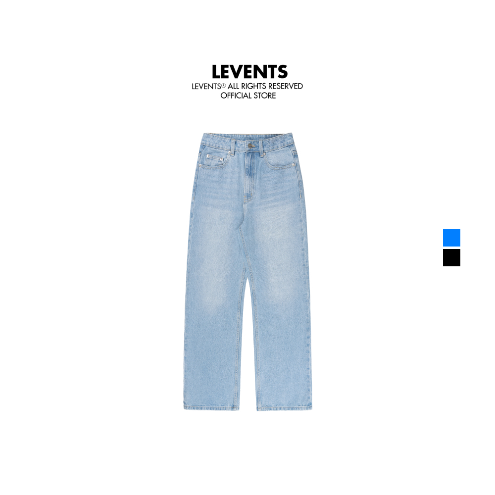 Quần Jeans Levents Classic Straight Pants Chất Denim Unisex Straight ...