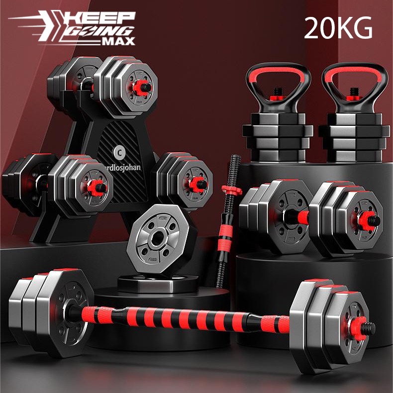 Tạ tay đa năng 20KG(10KG*2) , nhiều quy cách và tháo lắp tự do, cử tạ, vật liệu PVC | Shopee ...
