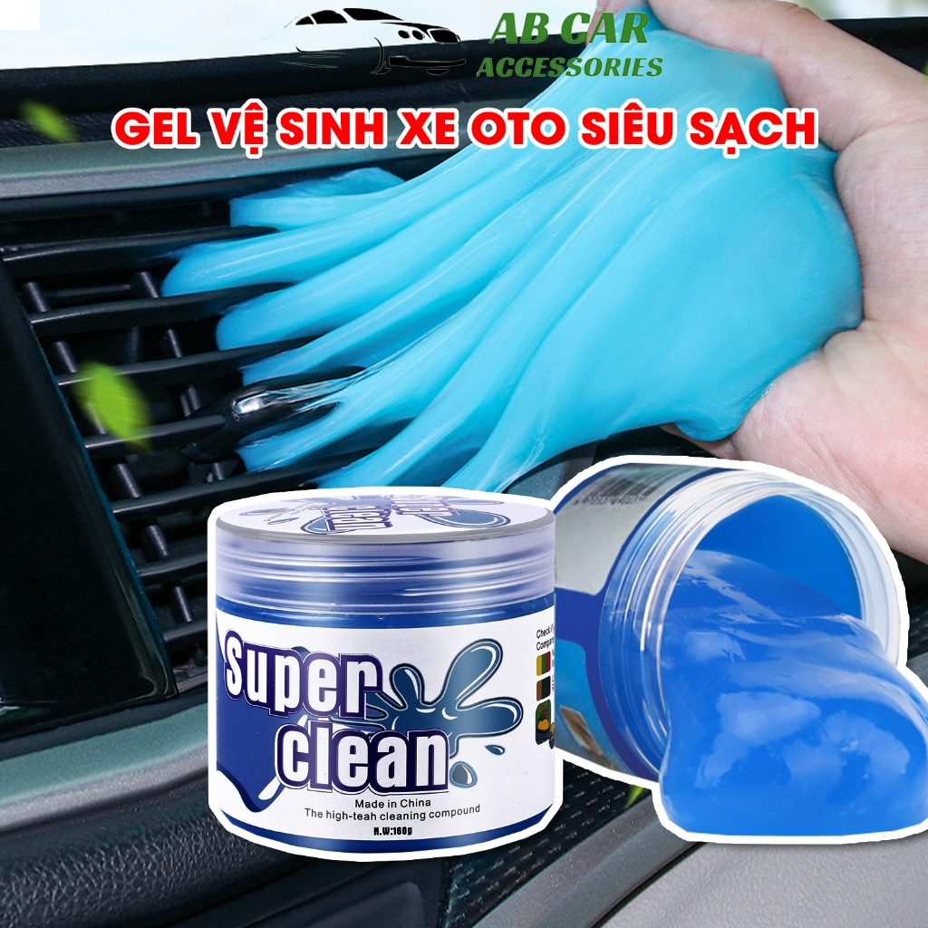 Gel Vệ Sinh Làm Sạch Đa Năng SUPER CLEAN - Slime Vệ Sinh Ô Tô, Bàn Phím ...
