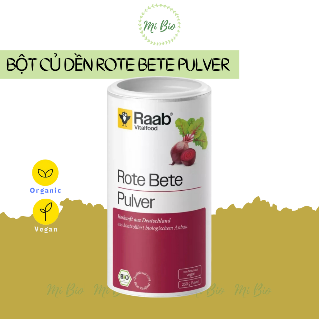 Bột củ dền hữu cơ 250g - Raab | Shopee Việt Nam