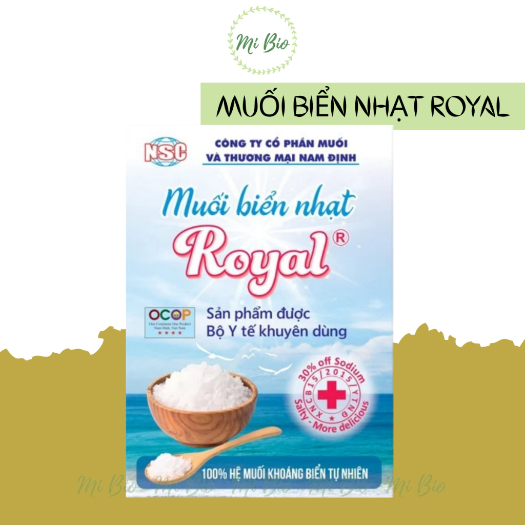 Muối biển nhạt Royah (Low Sodium Salt) 250gr - Nam Đinh | Shopee Việt Nam