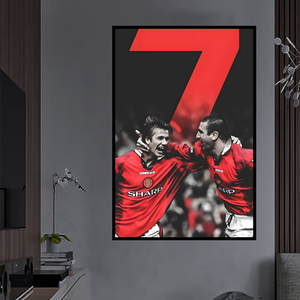 Tranh Treo Tường Beckham Cantona MU Canvas Có Khung Maru Store 2020 ...