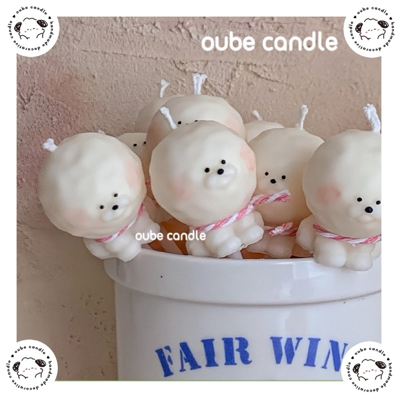Nến Thơm Cún Nhỏ Mini Poodle Tinh Dầu Hoa Hồng Cao Cấp Làm Quà Tặng Phụ ...