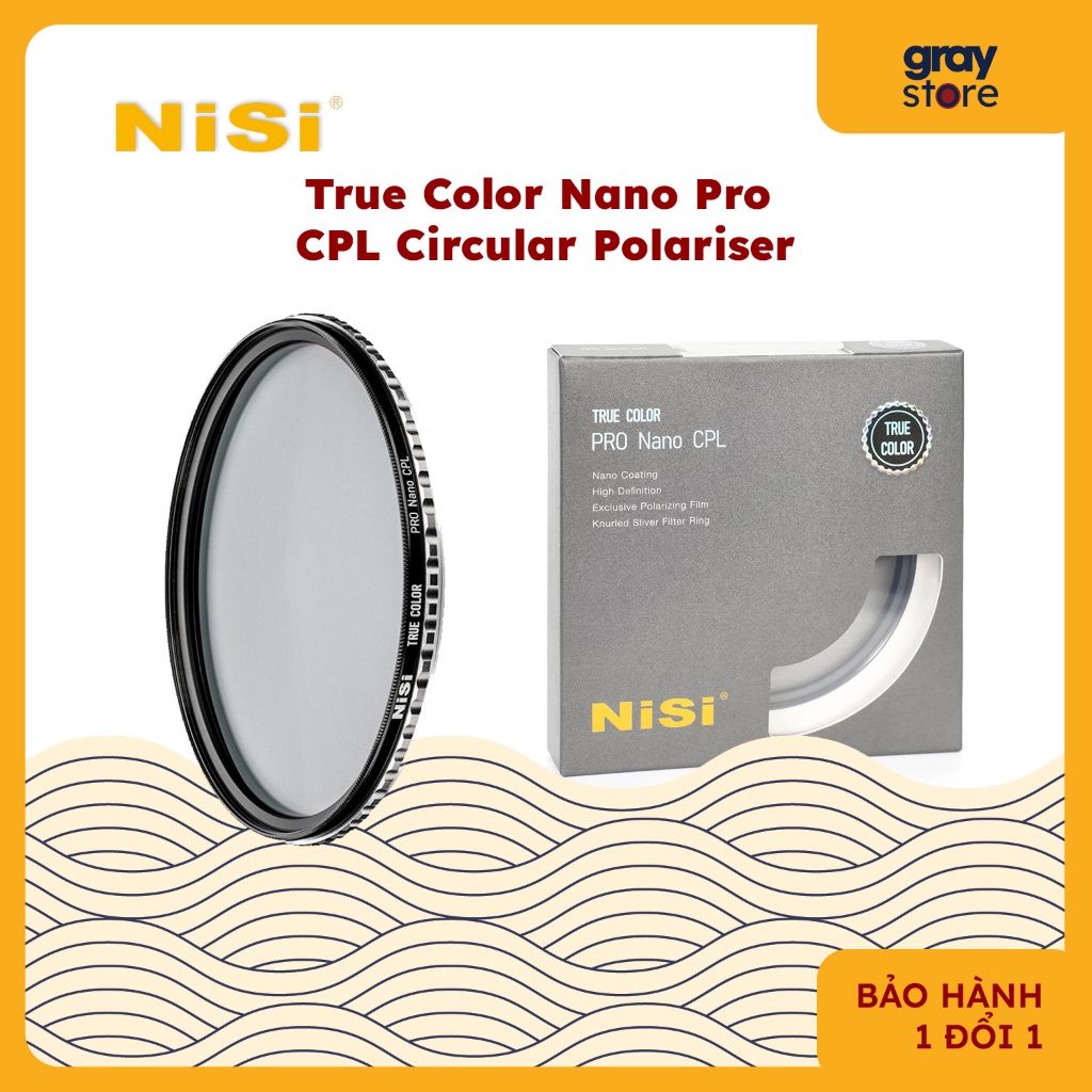 [Đủ size] Filter NiSi True Color Pro Nano CPL | Kính lọc CPL cắt được ...
