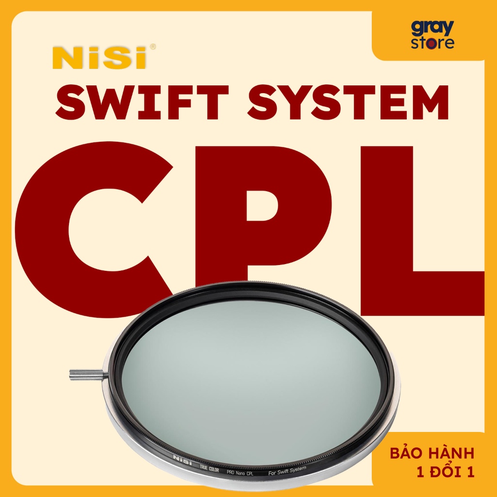 Kính lọc cho máy ảnh NiSi SWIFT CPL TRUE COLOR PRONANO 82mm | Shopee ...