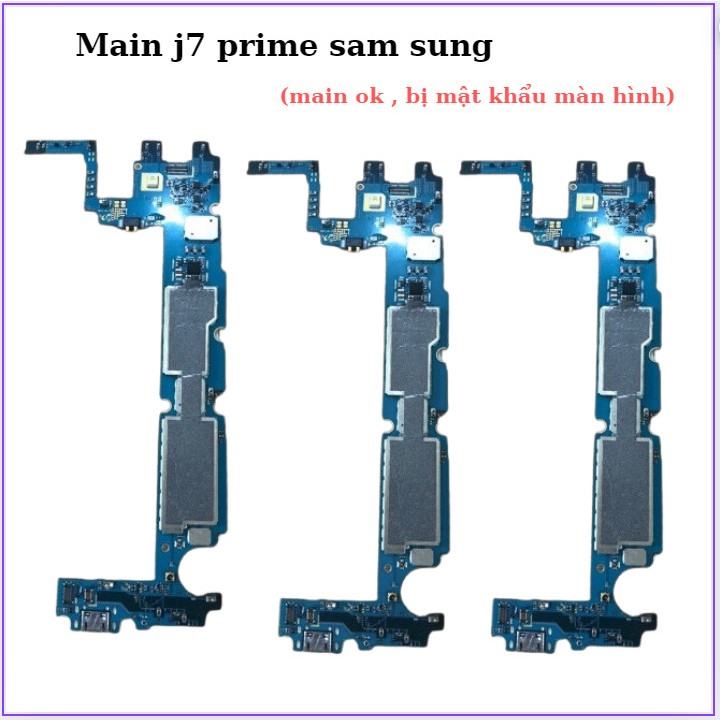 Main J7 prime sam sung full chức năng ram 3/32g,main bị mật khẩu màn ...