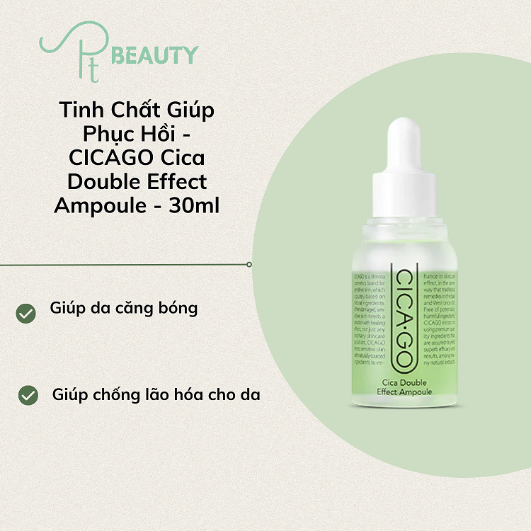 Tinh Chất Siêu Phục Hồi Danh Cho Da Khô ISOI CICAGO Cica Double Effect ...