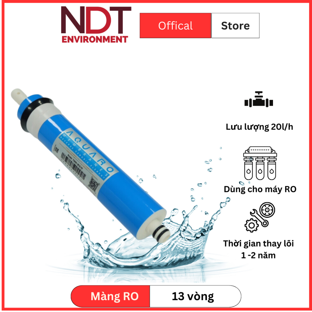 Lõi RO Aqua TW30-1812-75G -13 vòng - Lõi số 4 của máy lọc nước RO | Shopee Việt Nam