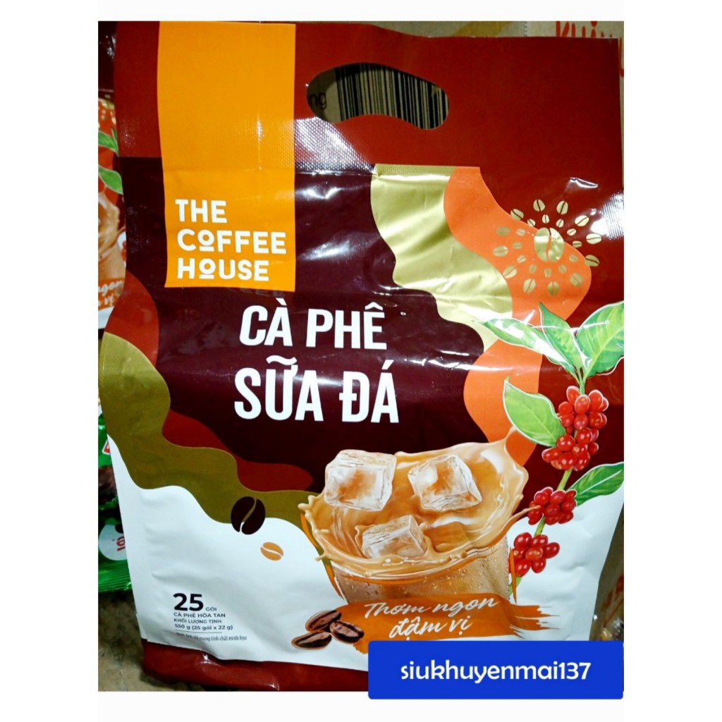 Cà phê Coffee house sữa đá túi 25 gói X22g. Hsd:12/2025 | Shopee Việt Nam