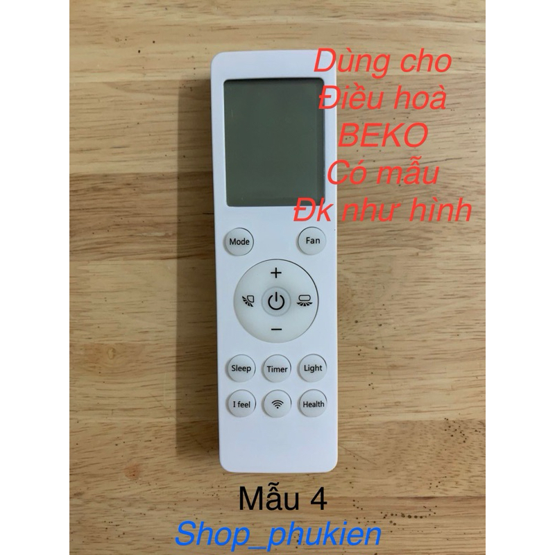 Remote máy lạnh BEKO - Điều khiển điều hoà BEKO (mẫu 4) | Shopee Việt Nam