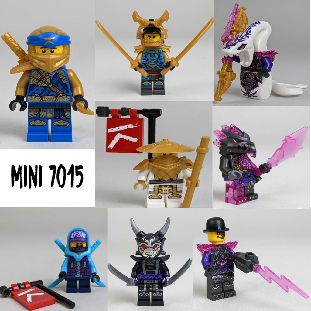 [Có sẵn] Tách Mini set Ninjago 7015 71775 Samurai X Mech newseal ...