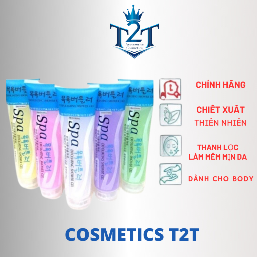 Tẩy da chết body Spa dạng gel shop t2t dung lượng 350ml | Shopee Việt Nam