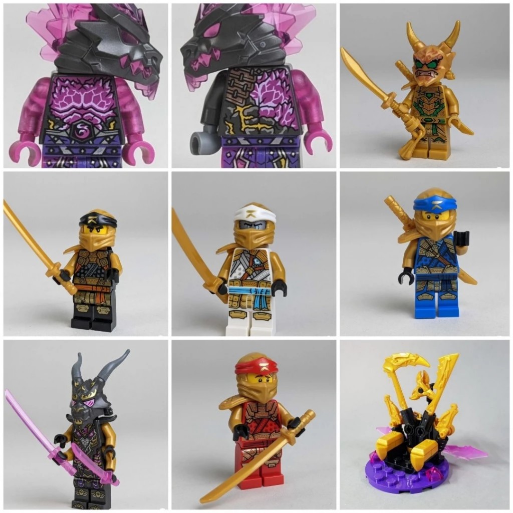 [Có sẵn] Tách mini set Ninjago 7014 71744 Ultra Dragon - Rồng vàng bốn ...