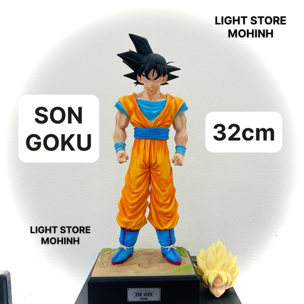 [32CM] MÔ HÌNH NHÂN VẬT SON GOKU TEAM Z SIÊU SAYAN CẤP 2 ANIME DRAGON ...