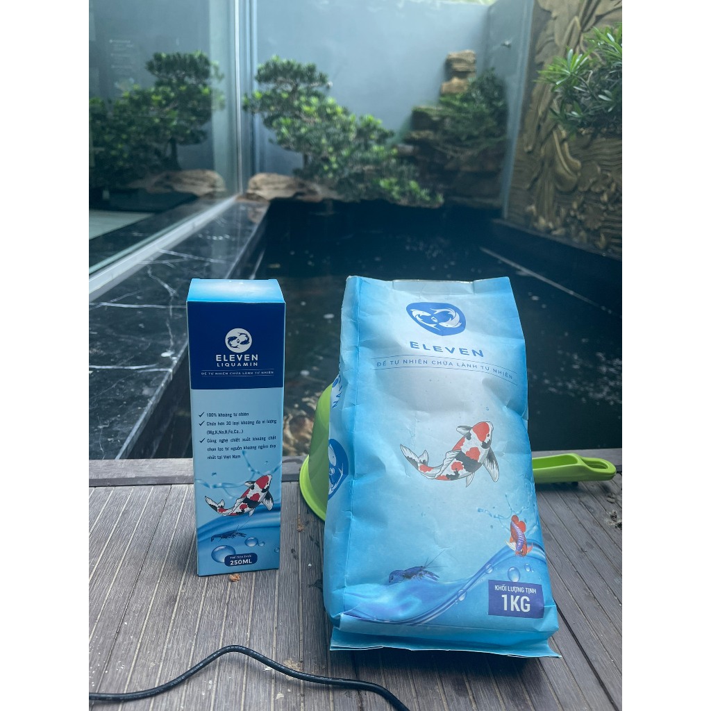 Khoáng cá, khoáng tép, khoáng vi sinh ELEVEN NATURAL MINERAL dạng bột ( 30g, 150g, 500g, 1kg ...