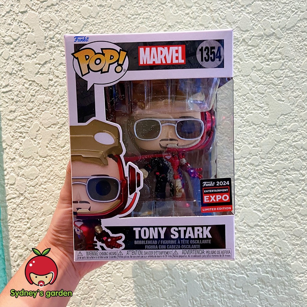 Mô hình Funko Pop MARVEL - TONY STARK (C2E2 - SHARED STICKER) | Shopee ...